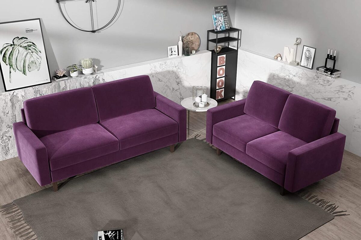 Viola melanzana: un colore dai mille impieghi per ambienti cool