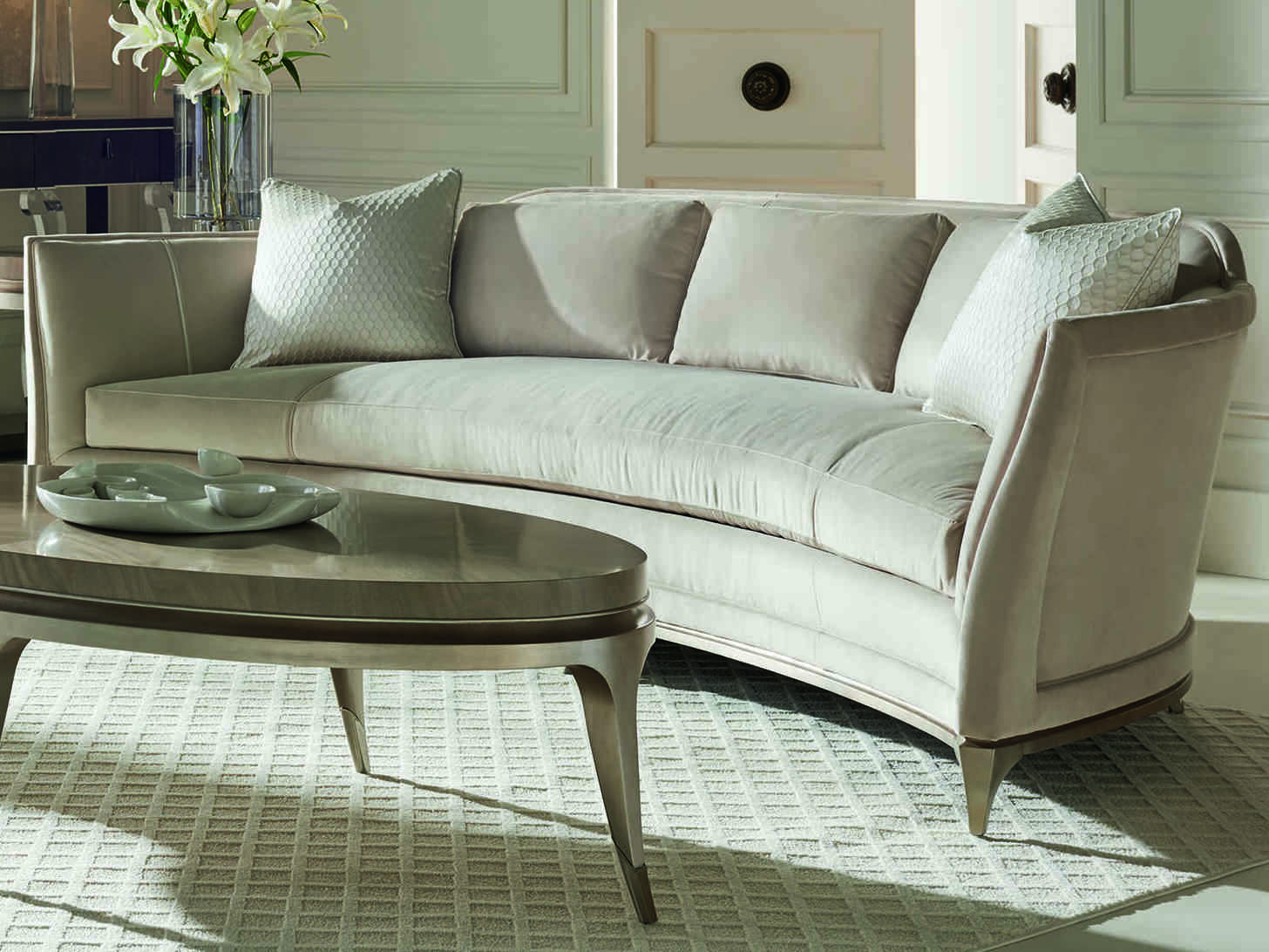 10 idee e foto di divani curvi per il soggiorno