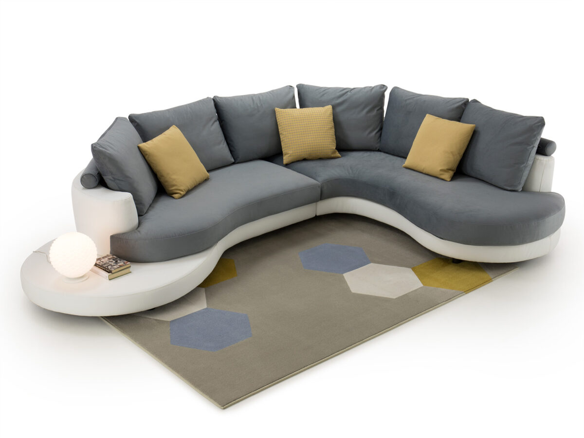 10 idee e foto di divani curvi per il soggiorno