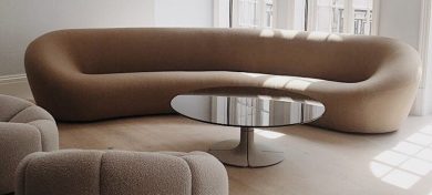 10 idee e foto di divani curvi per il soggiorno