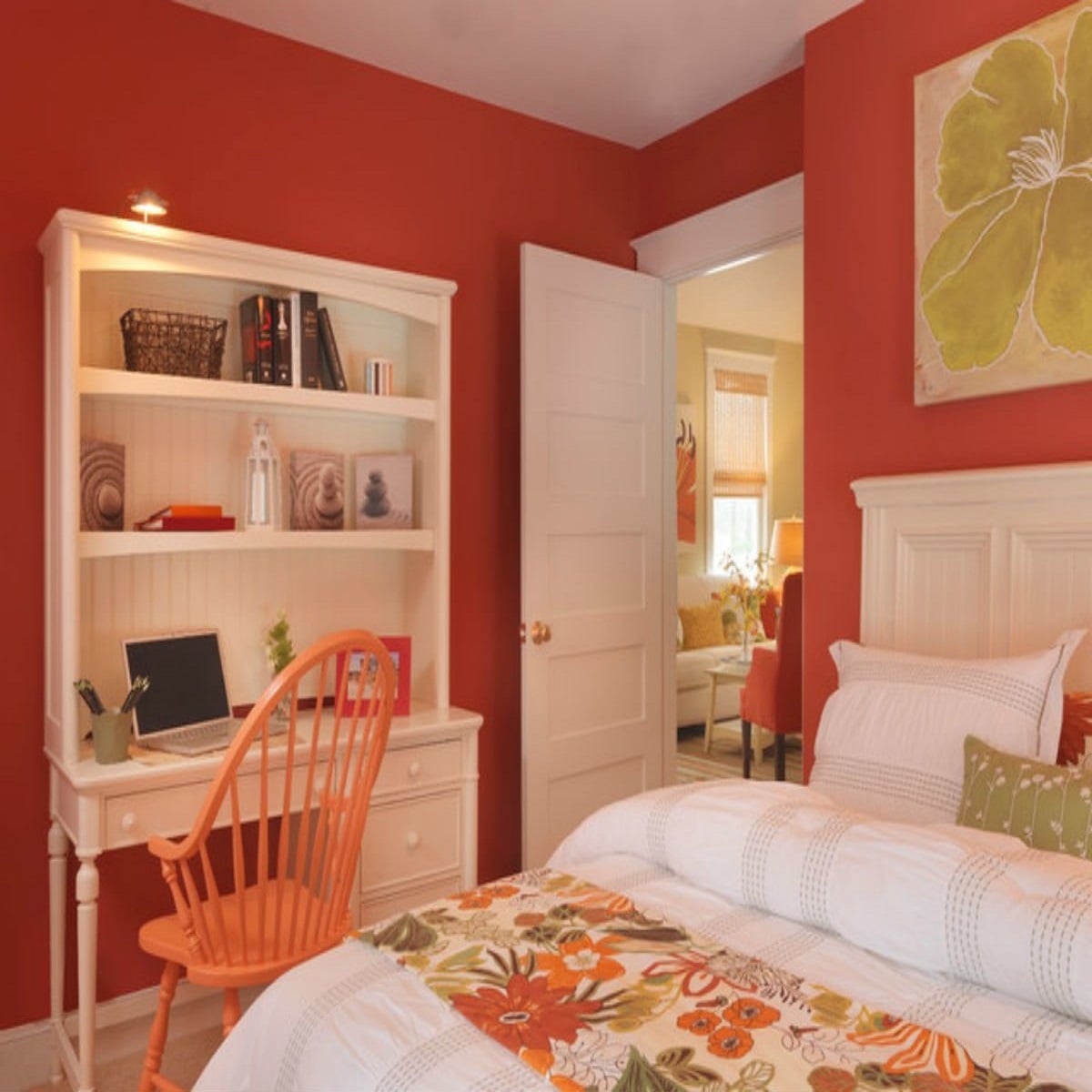 10 tonalità di rosso per le pareti di casa: idee e foto