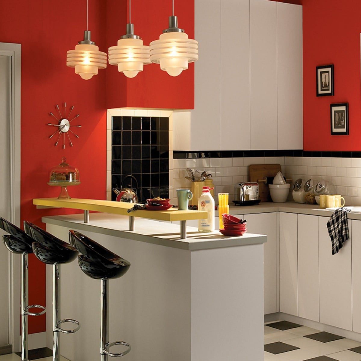 10 tonalità di rosso per le pareti di casa: idee e foto