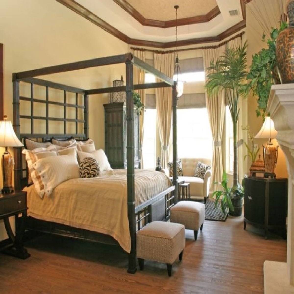 Stile coloniale in camera da letto: 10 idee e foto