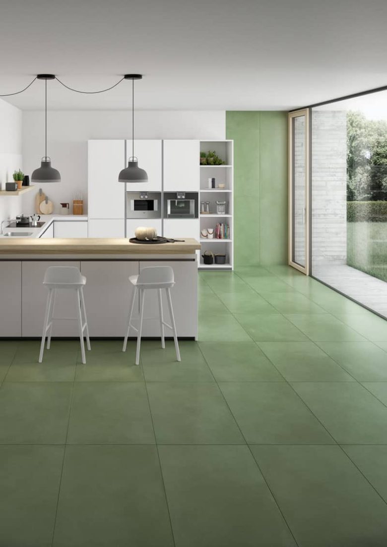 Cucina pareti color verde muschio: 10 idee e foto