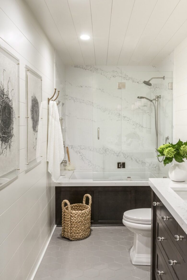 Pareti bagno color seppia: 10 idee e foto